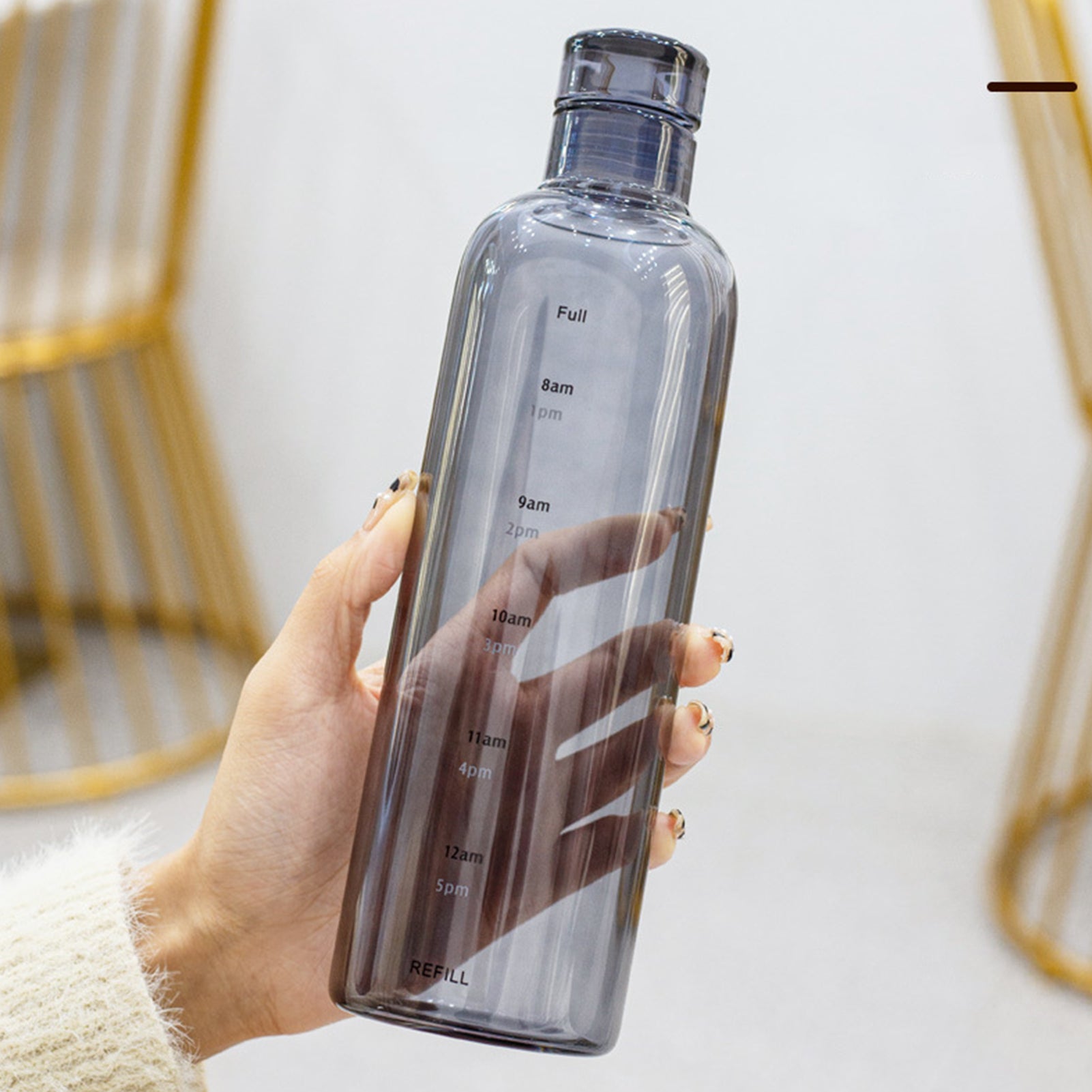 Transparent Glass Water Bottle – HomeLux