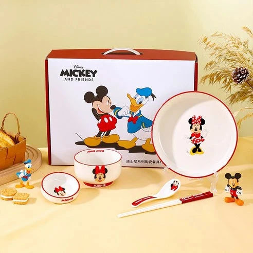 DISNEY Mickey & Friends Dinnerware Set – 6 Pieces – HomeLux