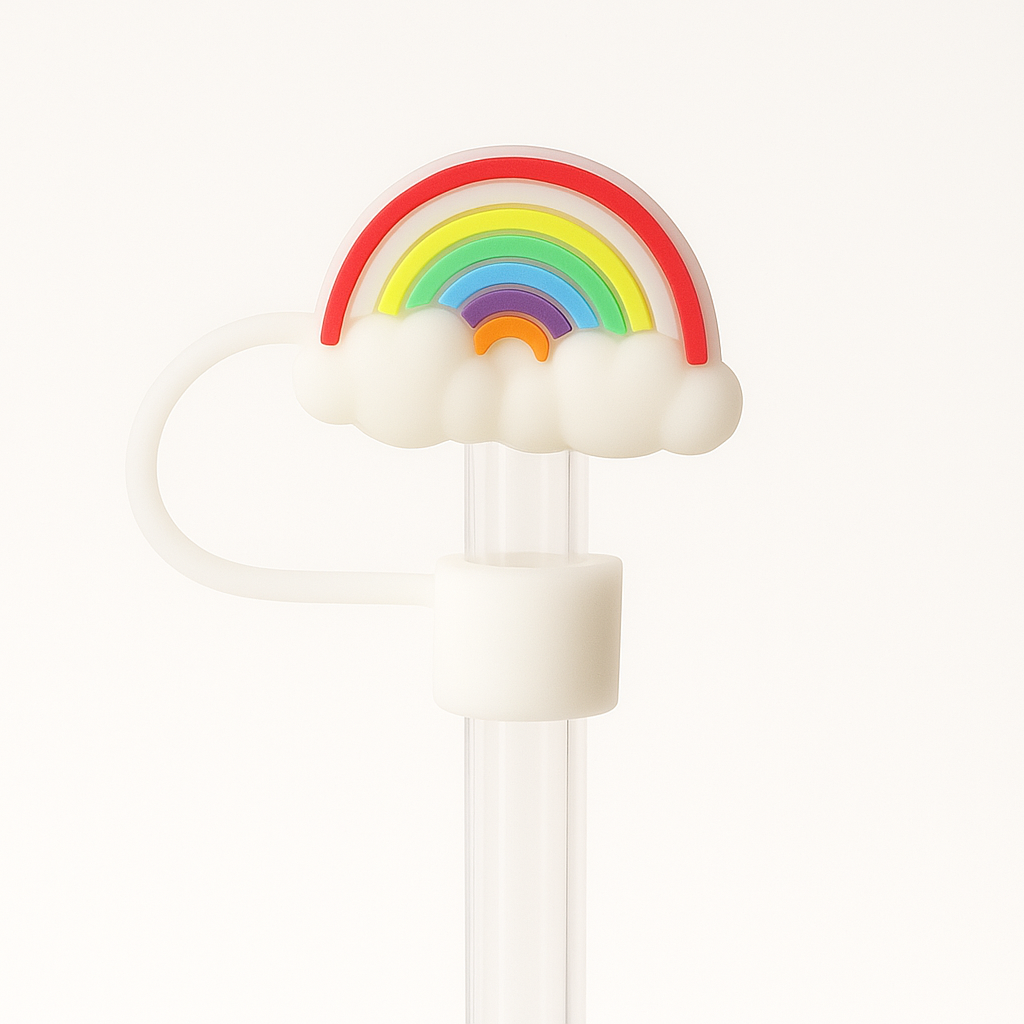 Rainbow Style Straw Stopper – HomeLux