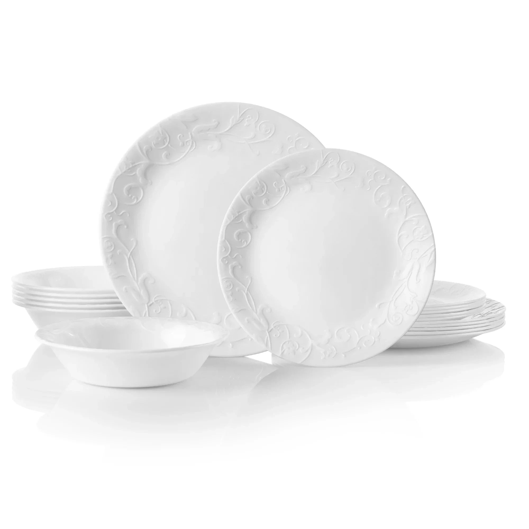 Corelle Bella Faenza 18-Piece Dinnerware Set – HomeLux