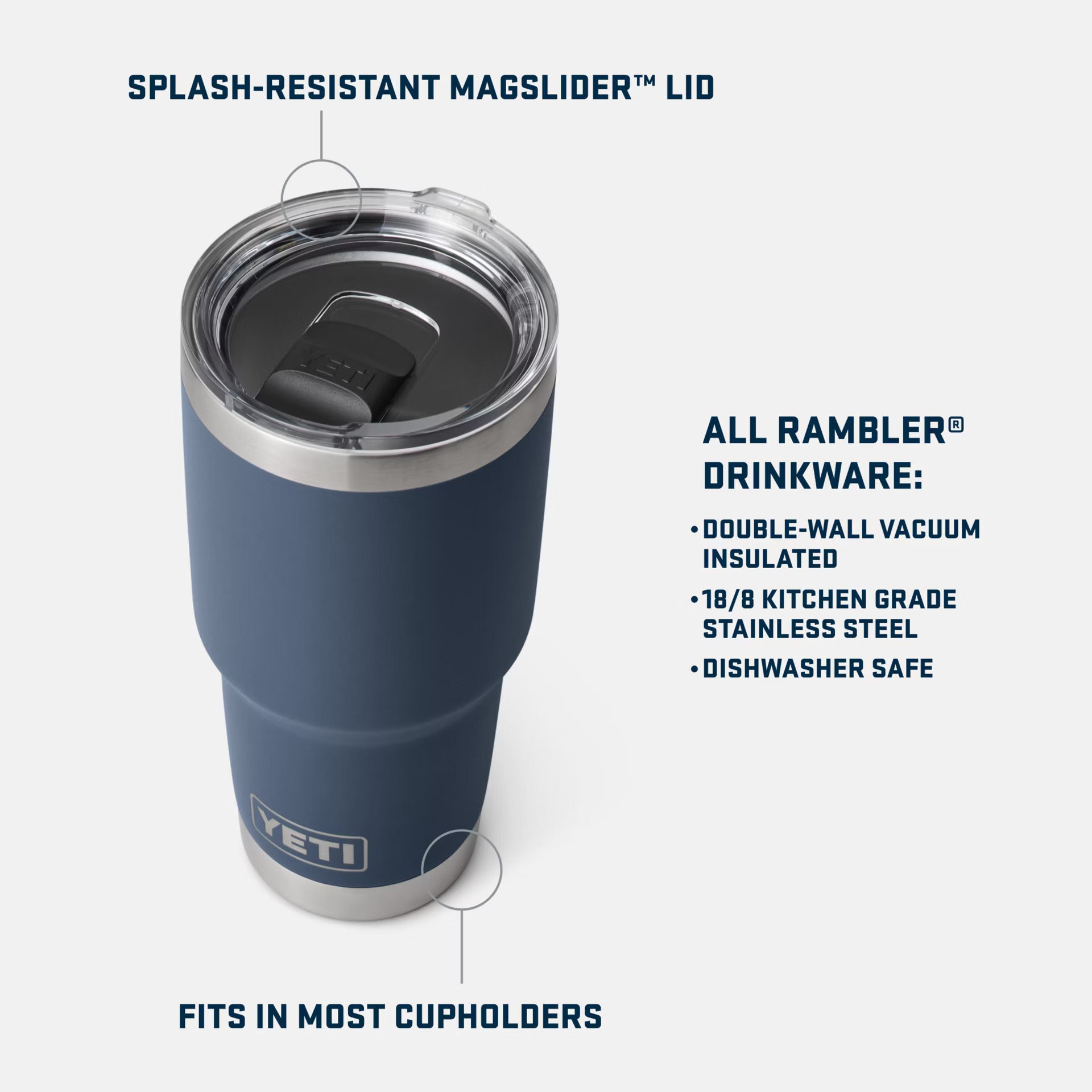YETI Rambler 30 oz Tumbler | Black Dupes – HomeLux