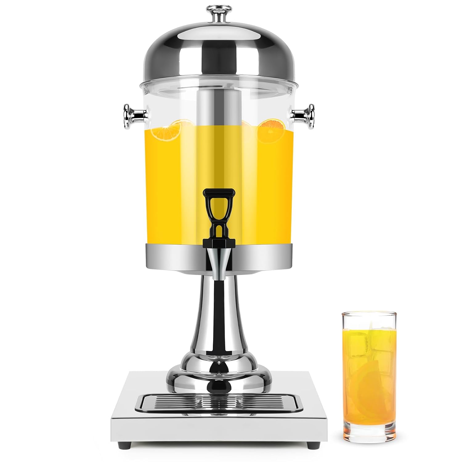 Acrylic & Steel Juice Dispenser – HomeLux